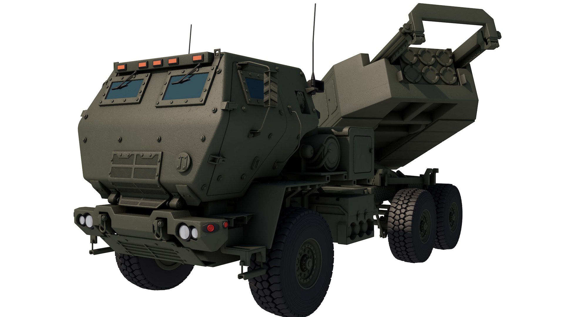 M142 HIMARS Multiple Rocket Launcher 3D Model - TurboSquid 2075372