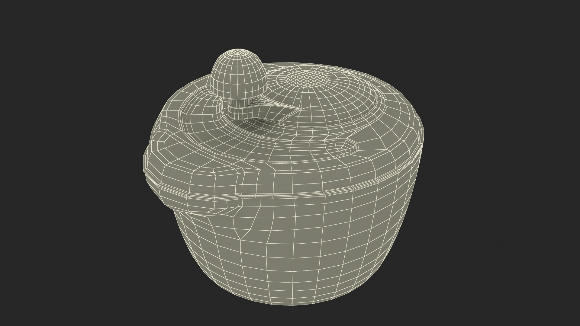 3D Plastic Salad Spinner Green Model - TurboSquid 2127263