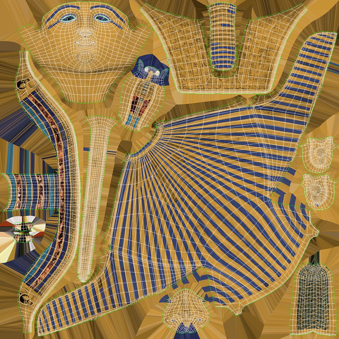 Tutankhamun Mask 3D Model - TurboSquid 1215475