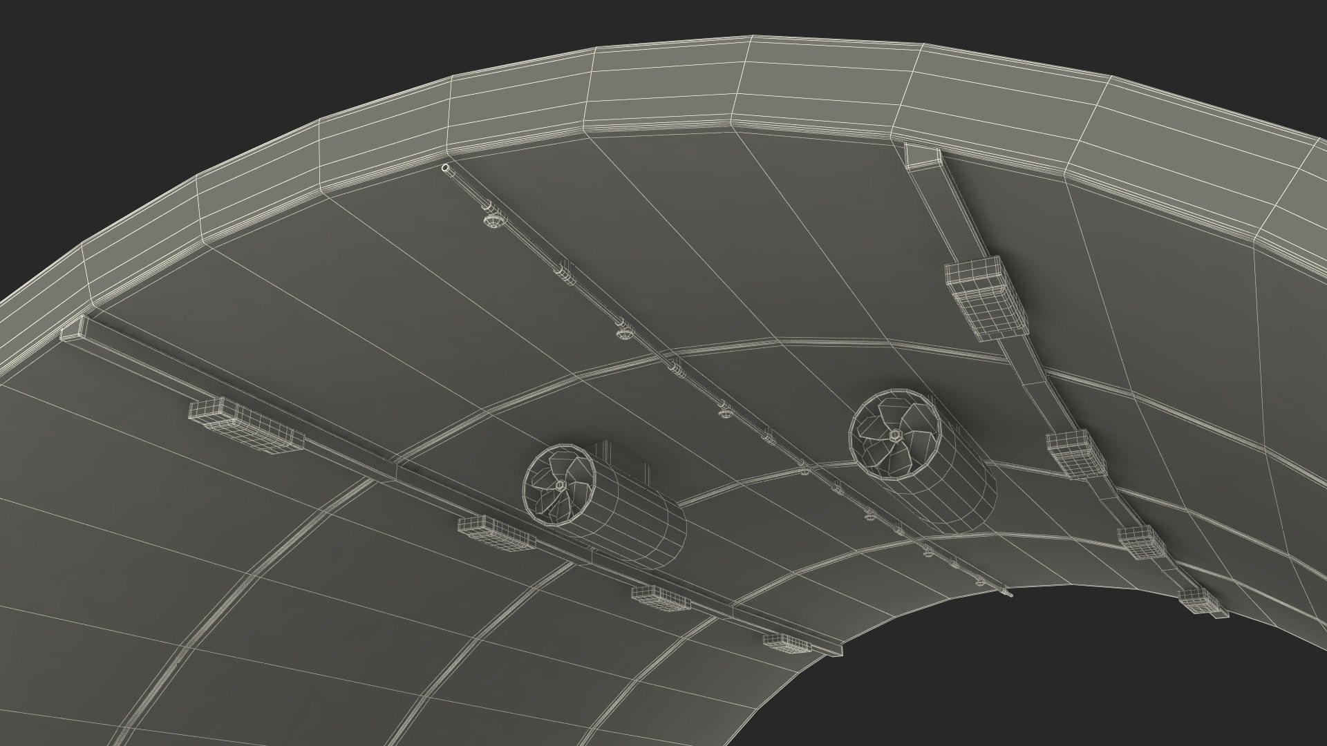 Tunnel Car Cross Section Bend - TurboSquid 2269750