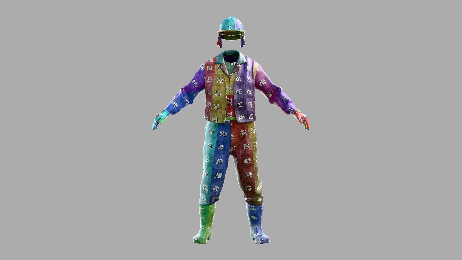 Dock Worker Outfit 3 3D Model - TurboSquid 2390378