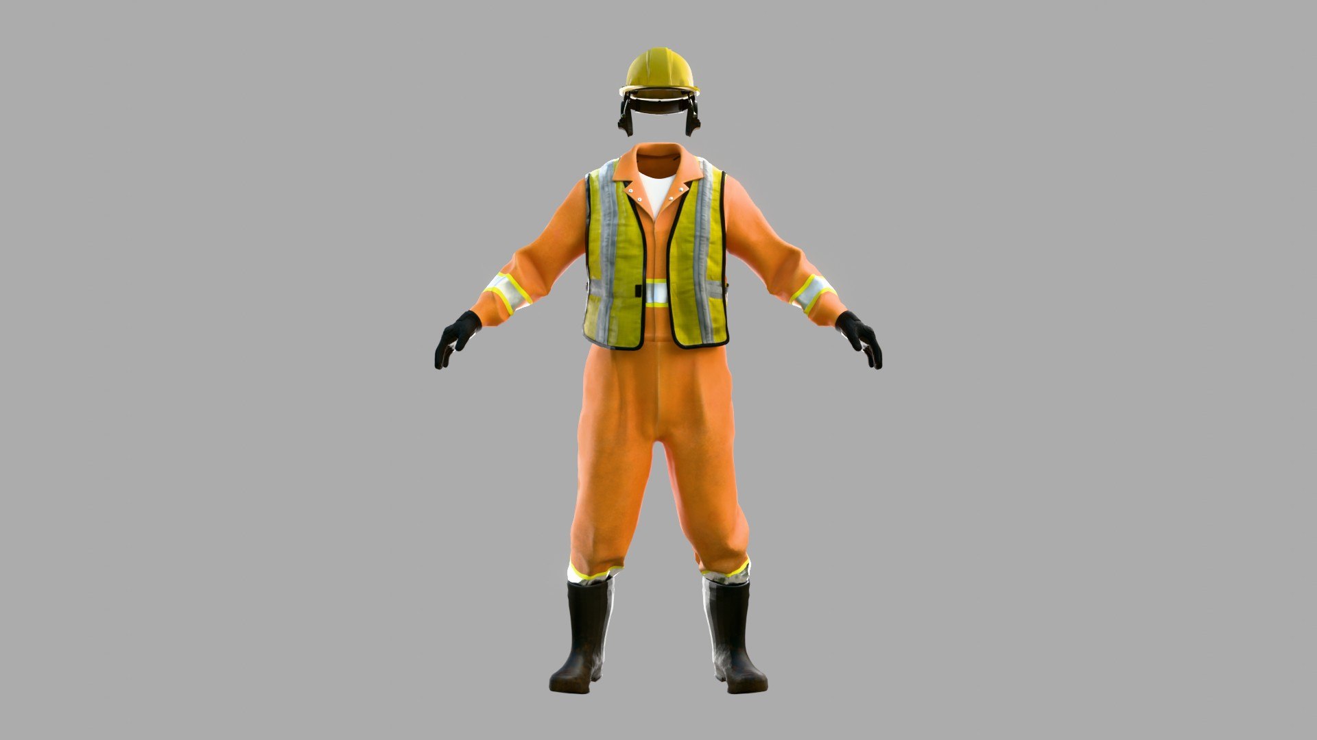 Dock Worker Outfit 3 3D Model - TurboSquid 2390378