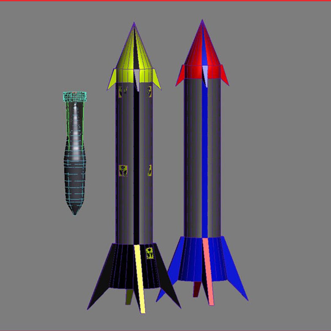 Free Bombs 3d Model
