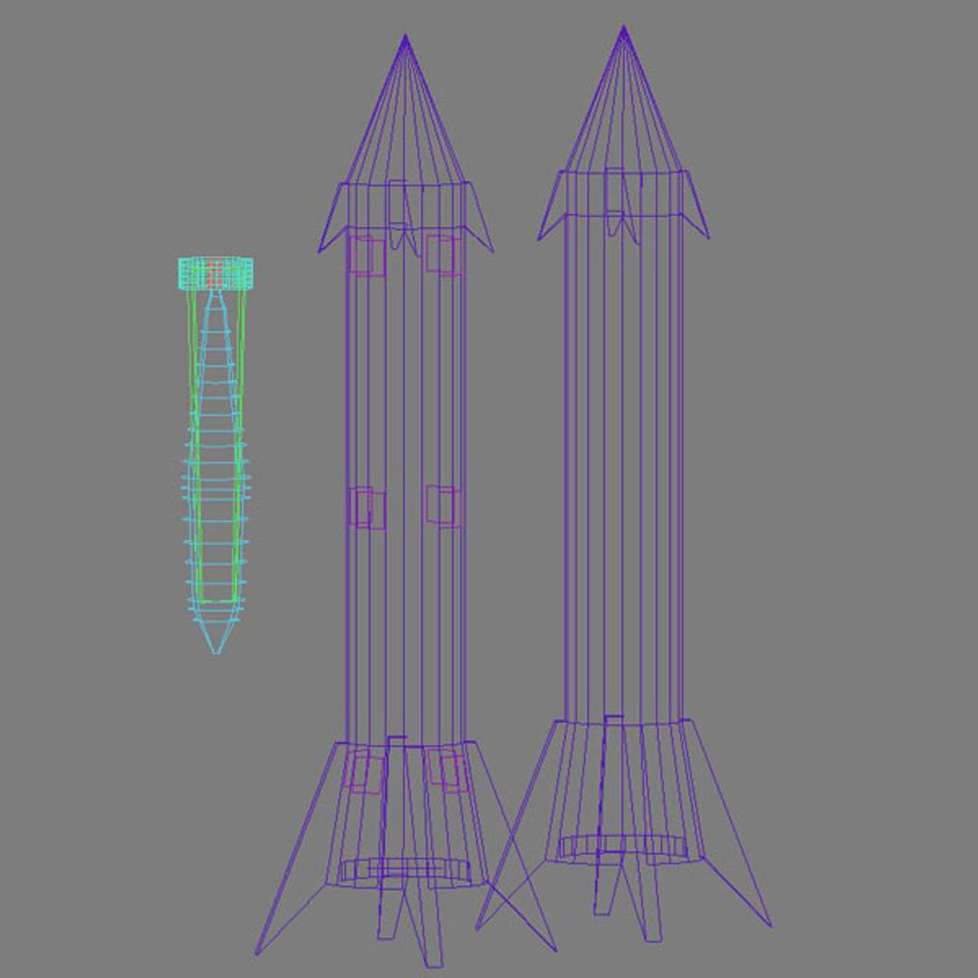 Free Bombs 3d Model