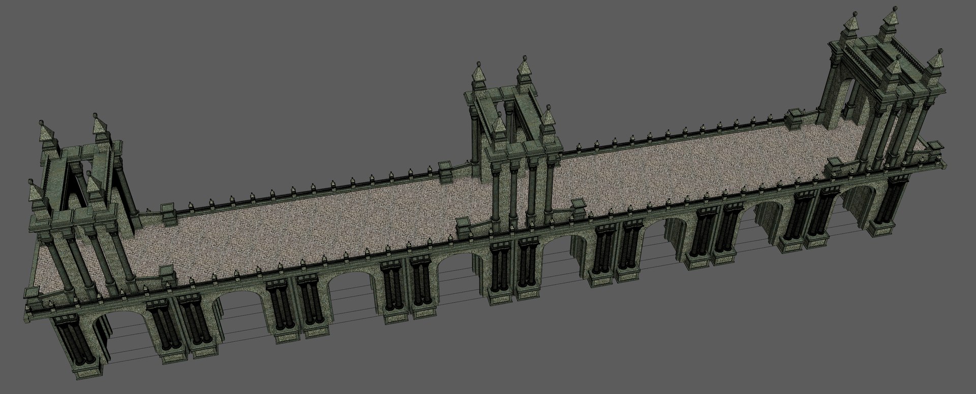 3D Bridge Fantasy Arch - TurboSquid 1423806