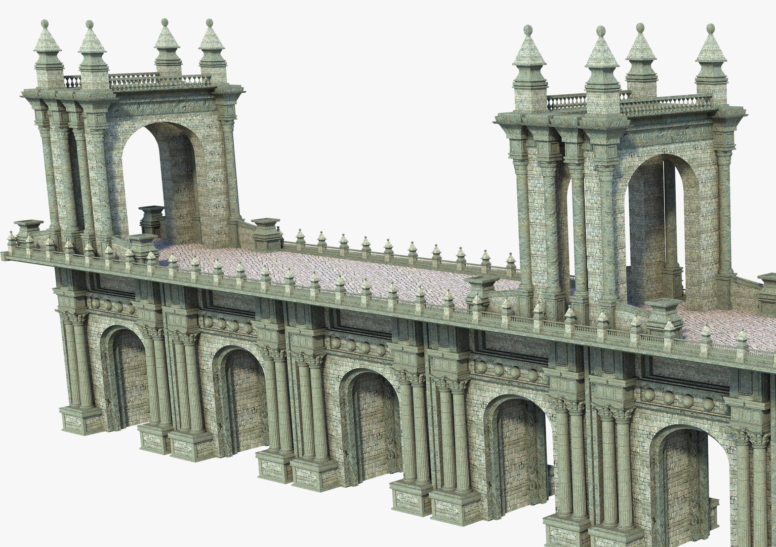 3D Bridge Fantasy Arch - TurboSquid 1423806