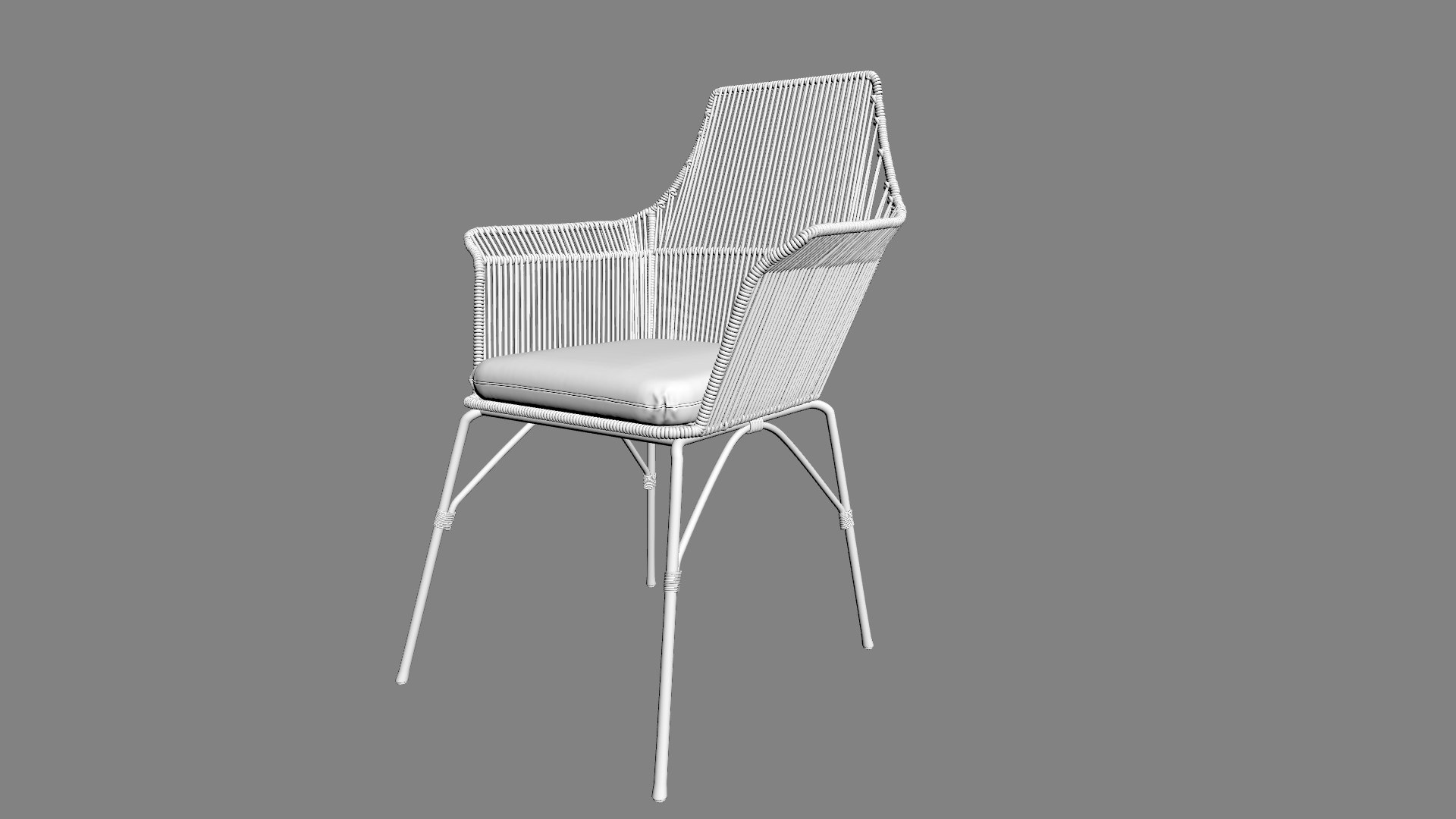 3D Arm Chair model - TurboSquid 1856383