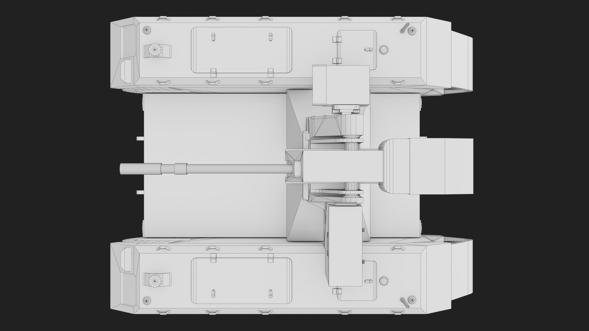 Smart Military Robot With Remote Machine Gun - Green 3D model ...