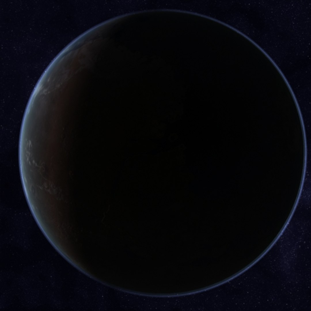 3d L Planets Mars Model