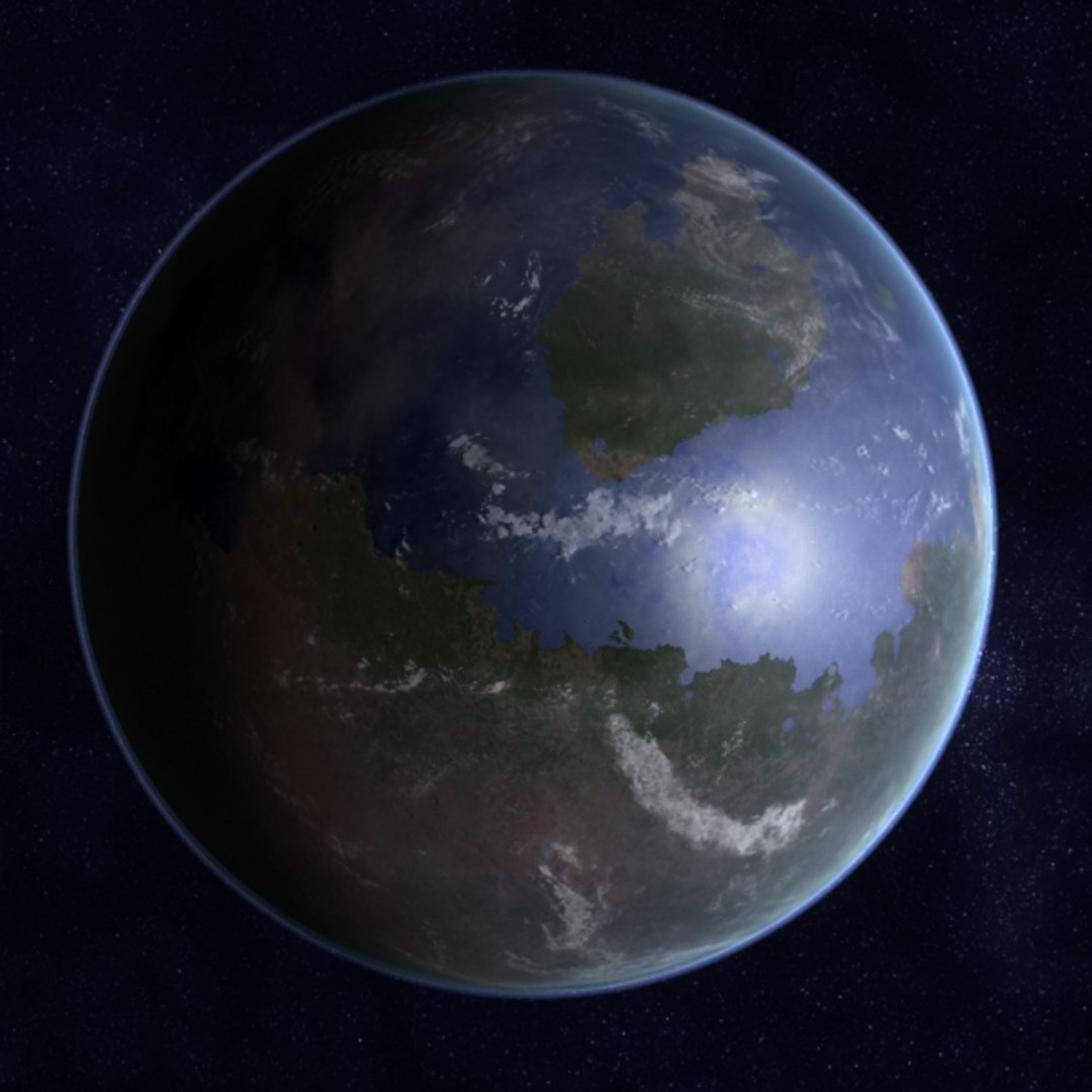 3d L Planets Mars Model