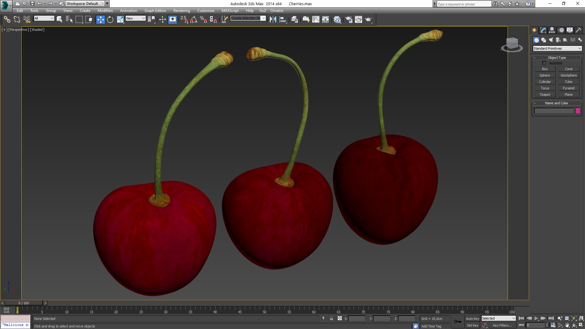 3D cherries model - TurboSquid 1590598