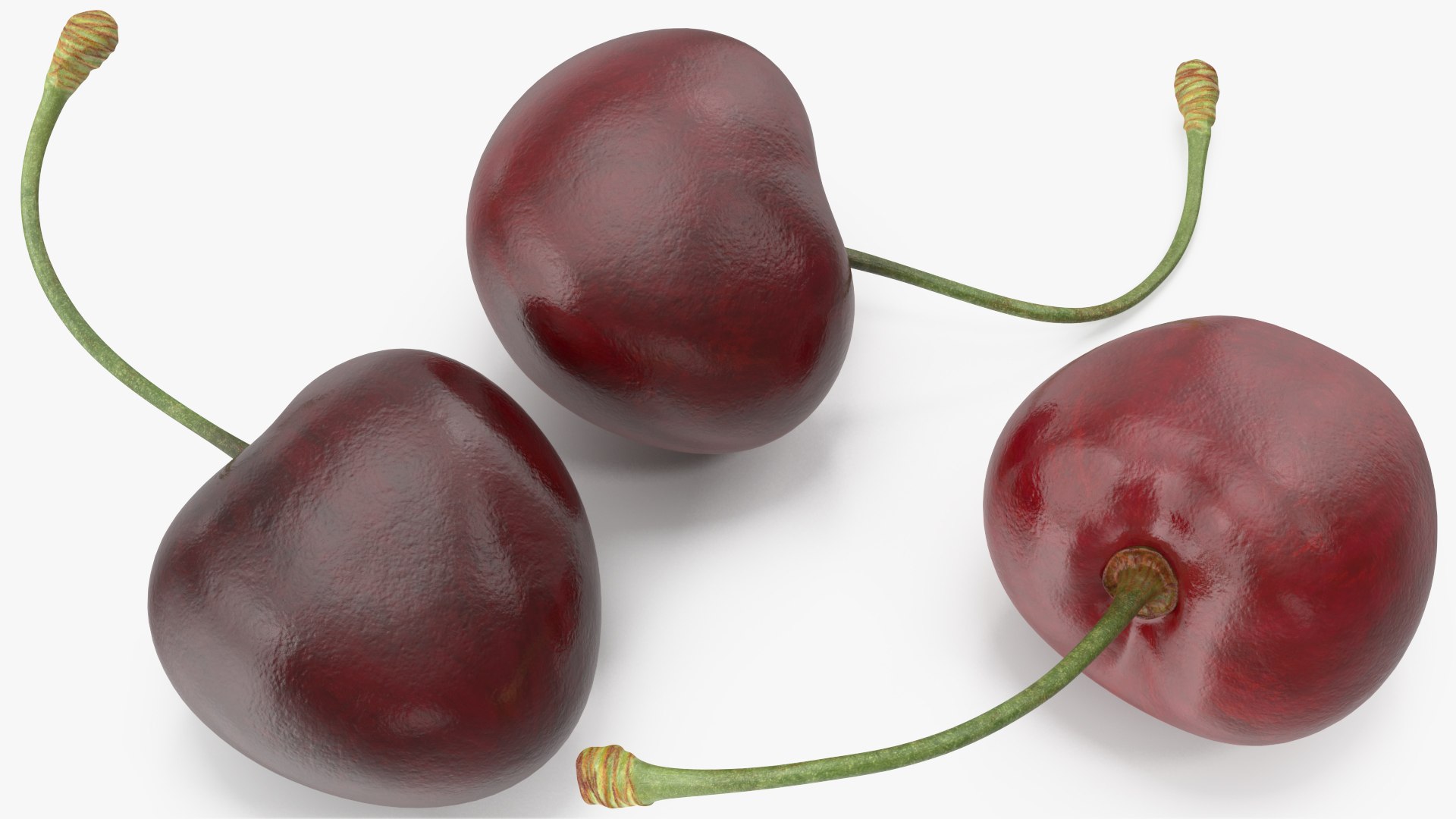 3D cherries model - TurboSquid 1590598