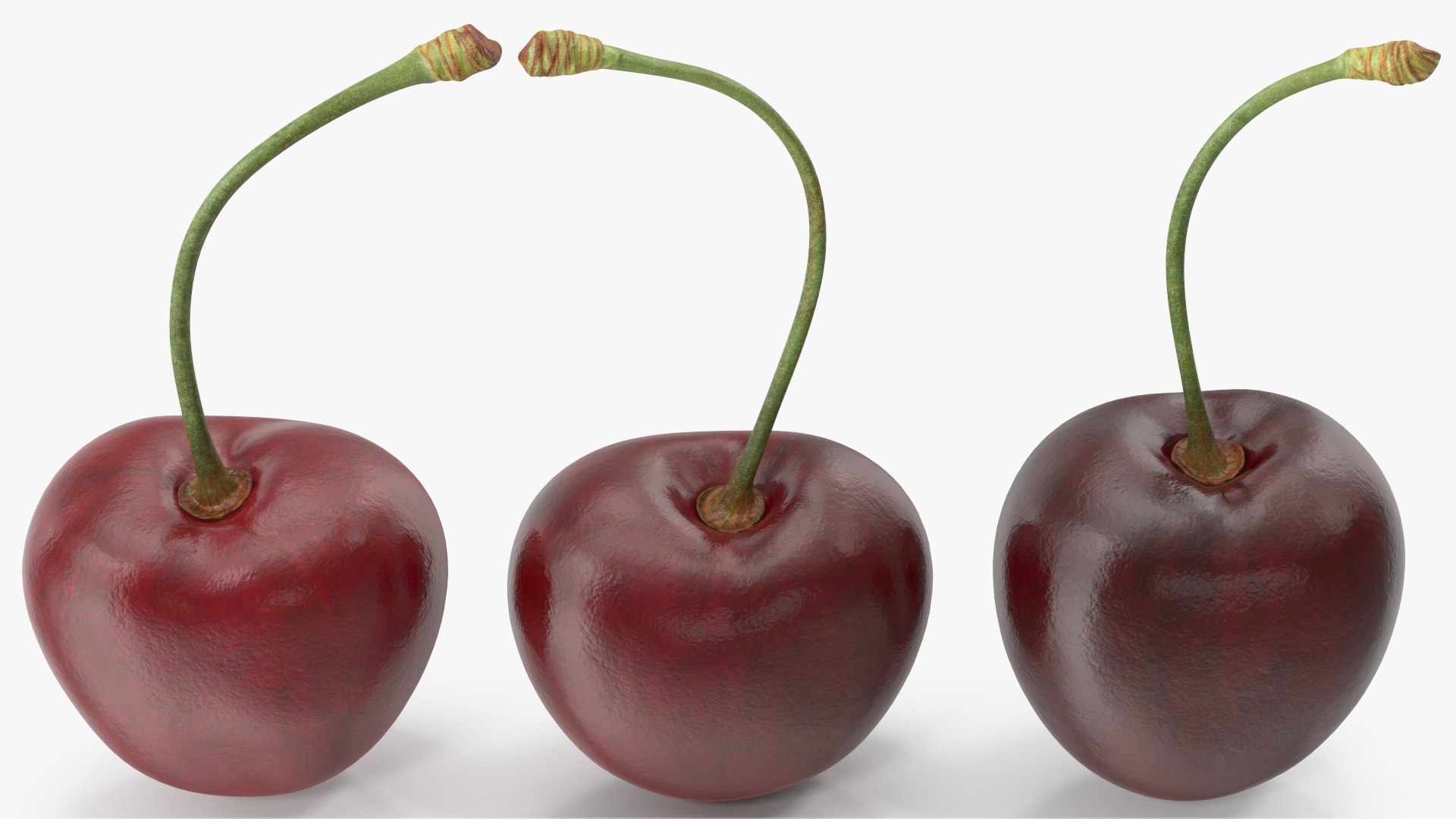 3D cherries model - TurboSquid 1590598
