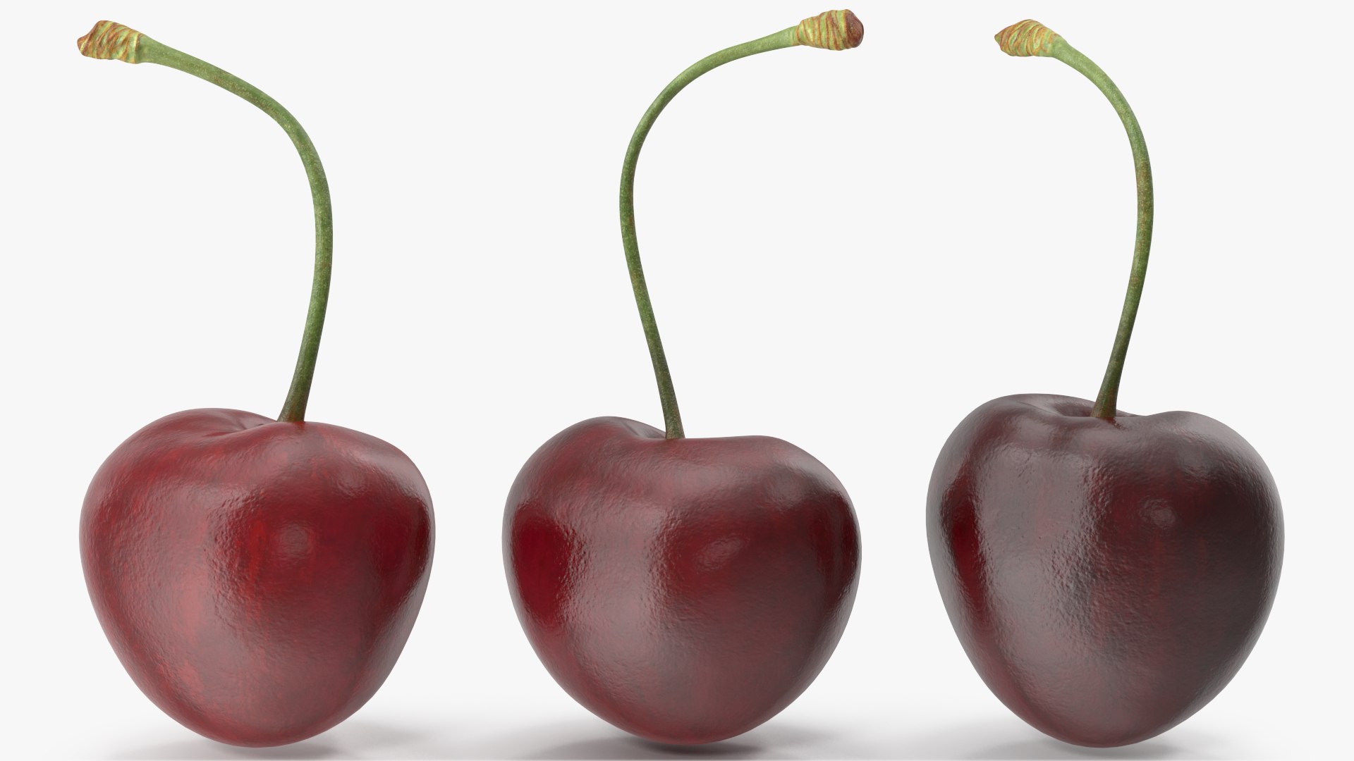 3D cherries model - TurboSquid 1590598