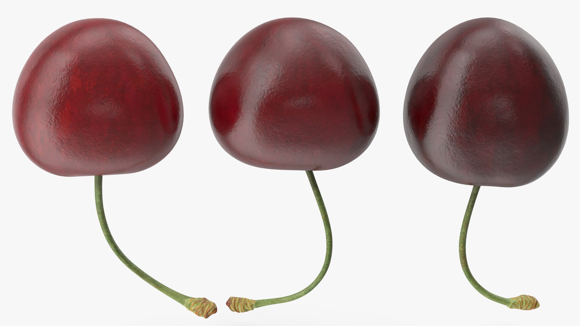 3D cherries model - TurboSquid 1590598