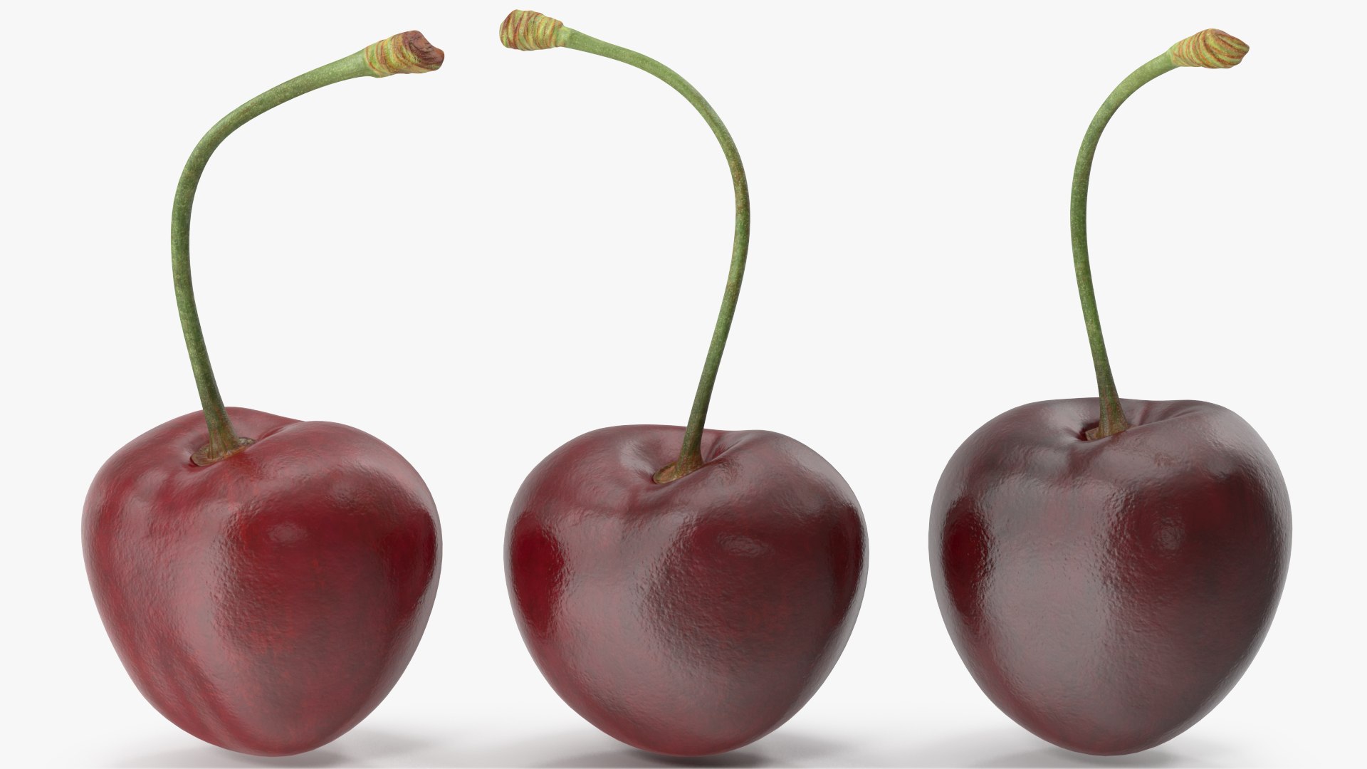 3D cherries model - TurboSquid 1590598