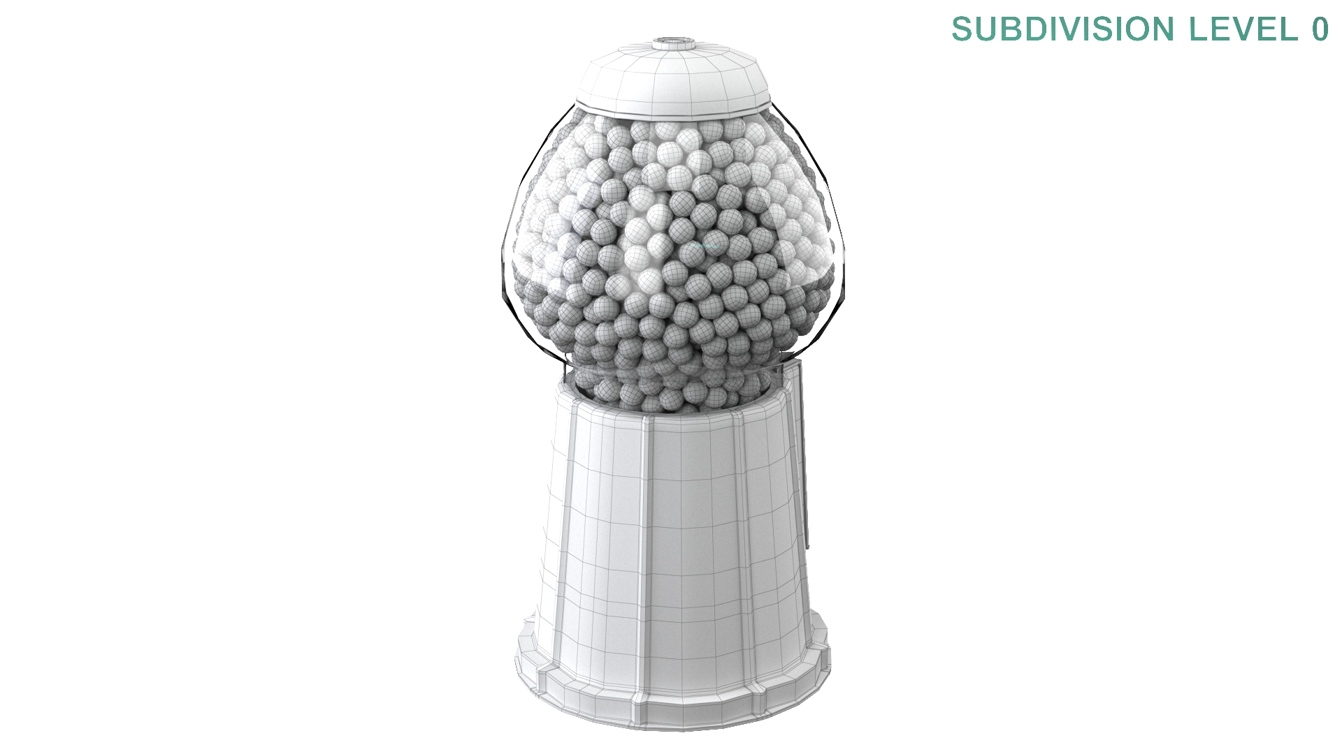 Gumball Machine 3D model - TurboSquid 1739535