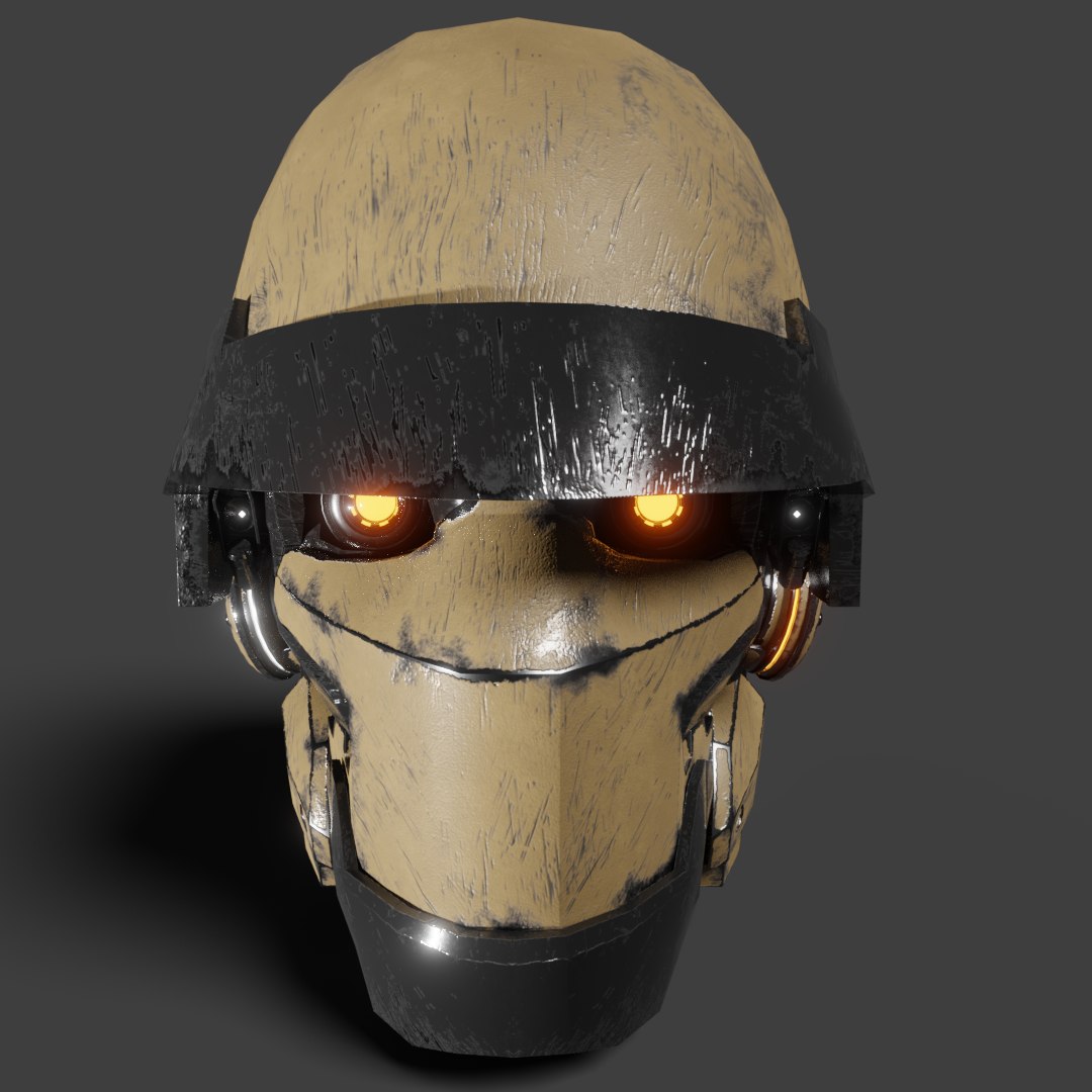 Robot Head 3D Model - TurboSquid 1367643