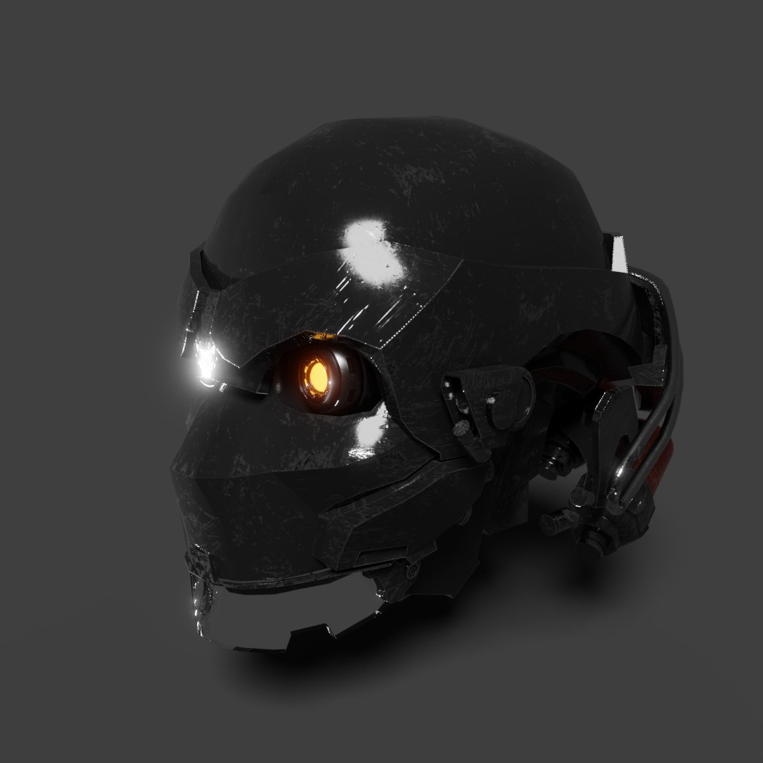 Robot Head 3D Model - TurboSquid 1367643