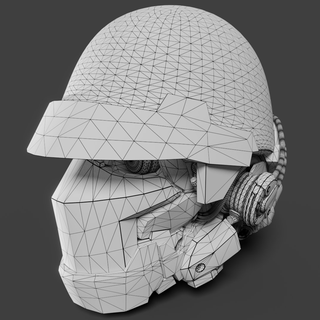 Robot Head 3D Model - TurboSquid 1367643