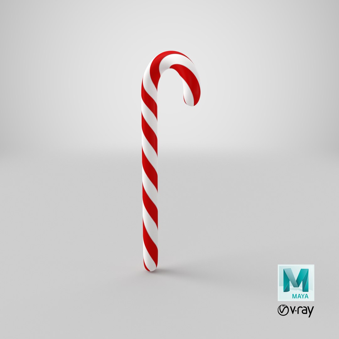Candy Cane V1 model - TurboSquid 1991791