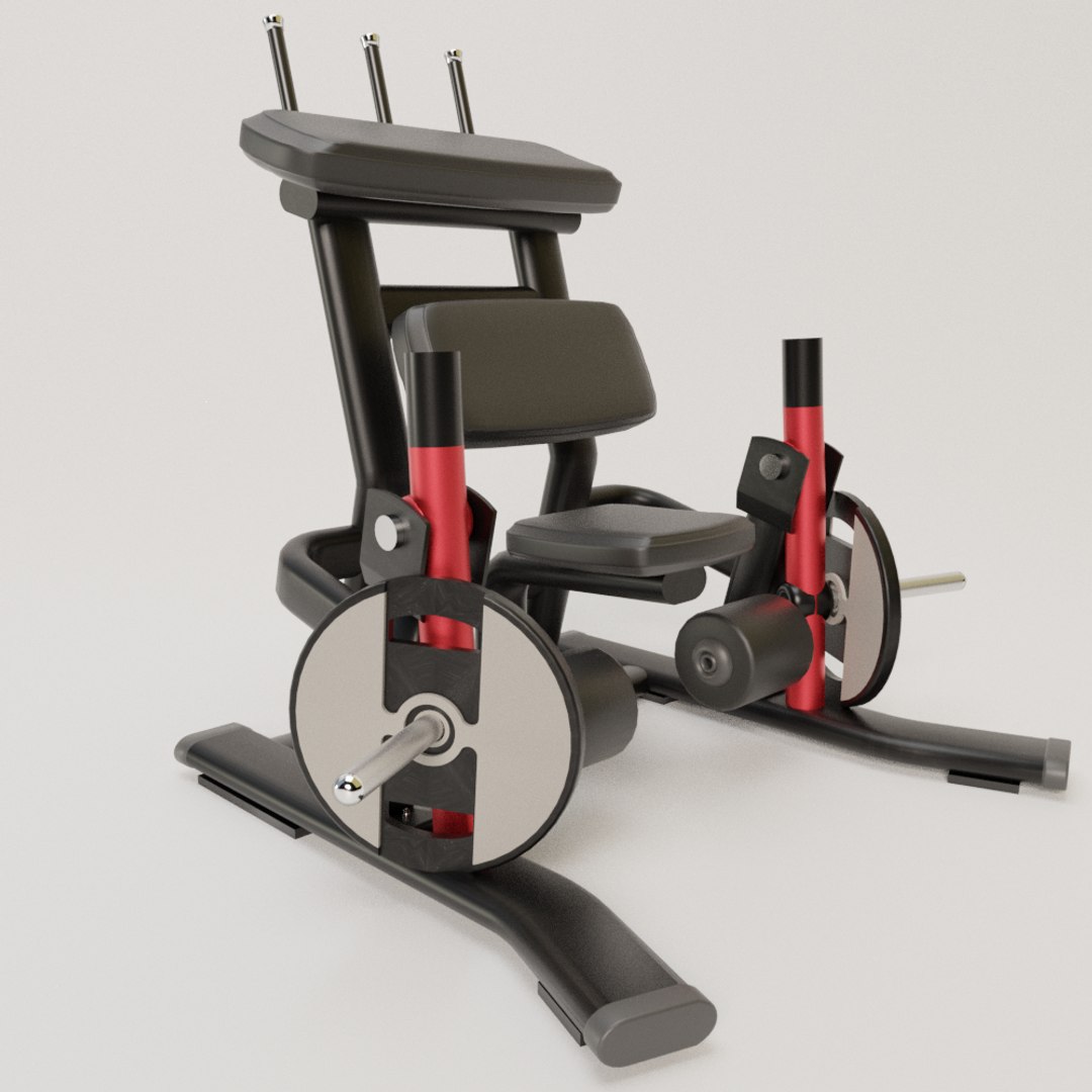 3D Gym Exercises Model - TurboSquid 1400993