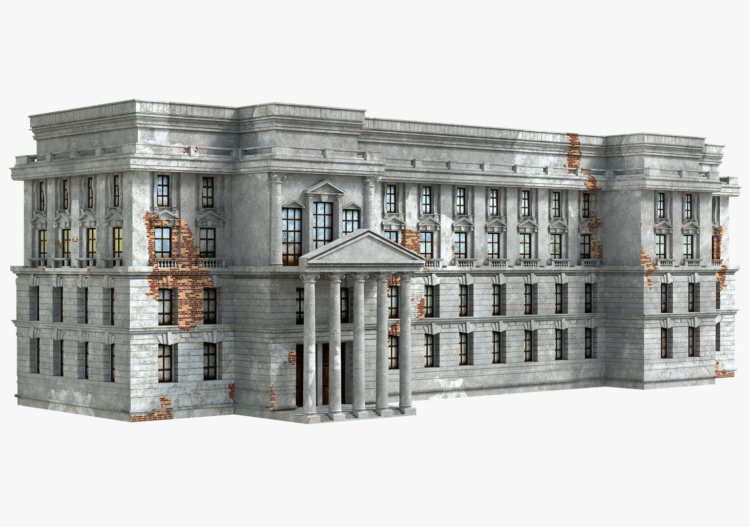 Historical Building 3d Model