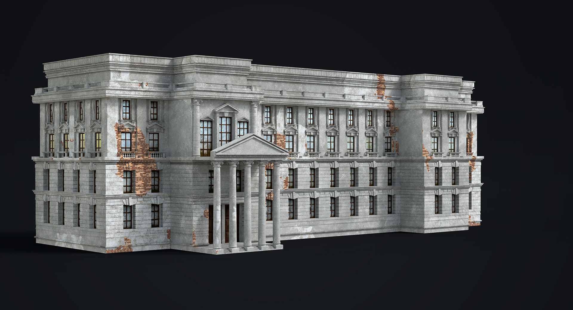 Historical Building 3d Model