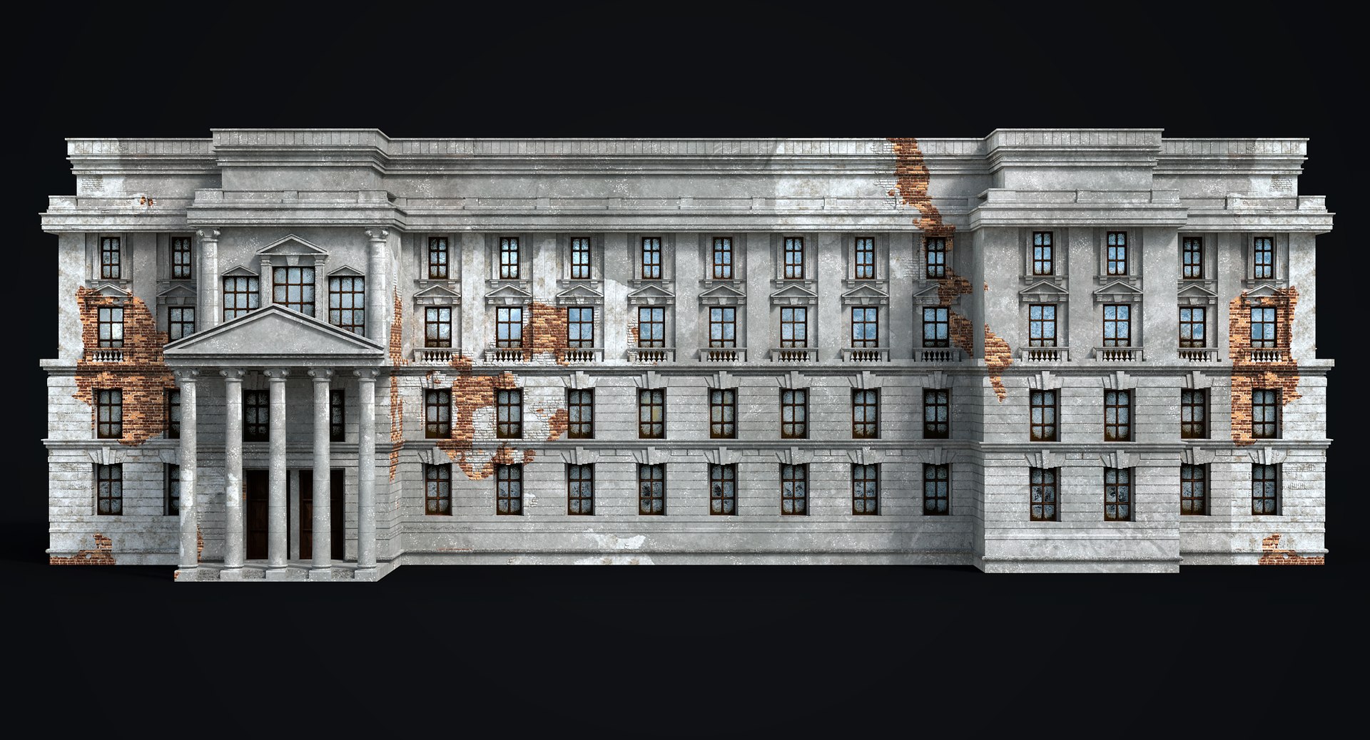 Historical Building 3d Model