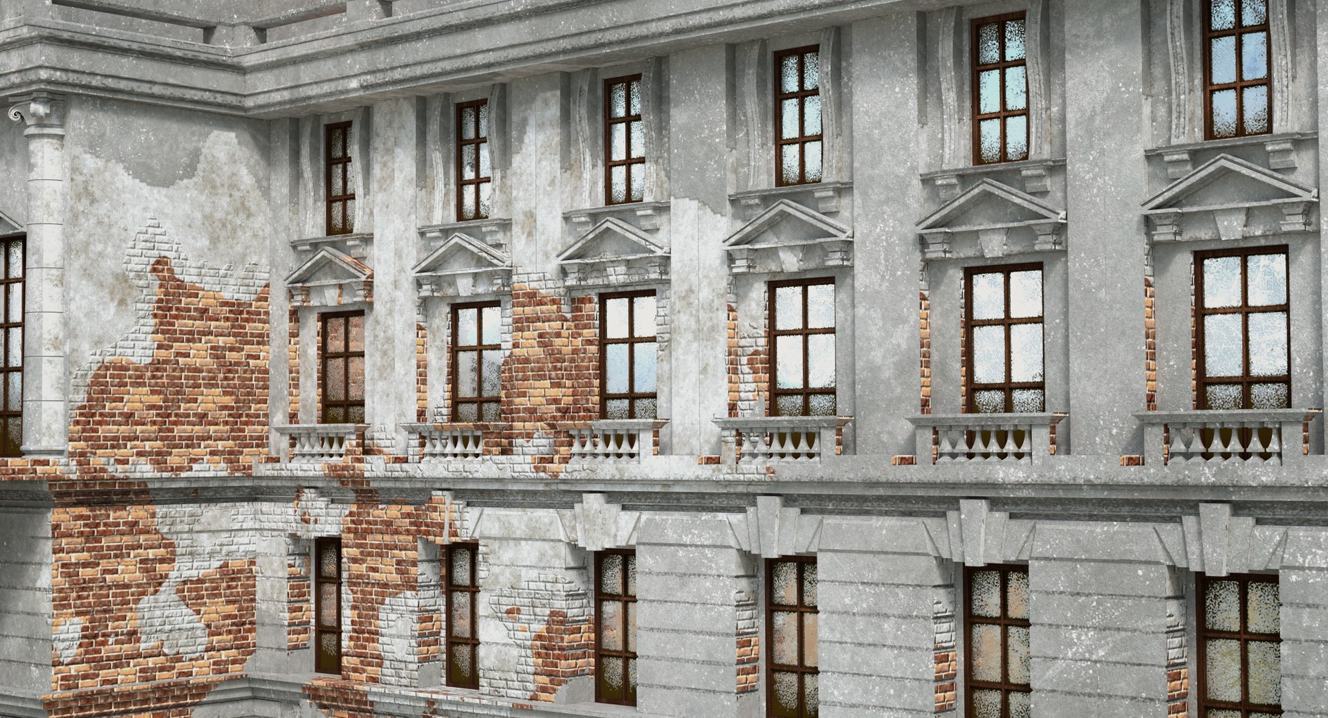 Historical Building 3d Model
