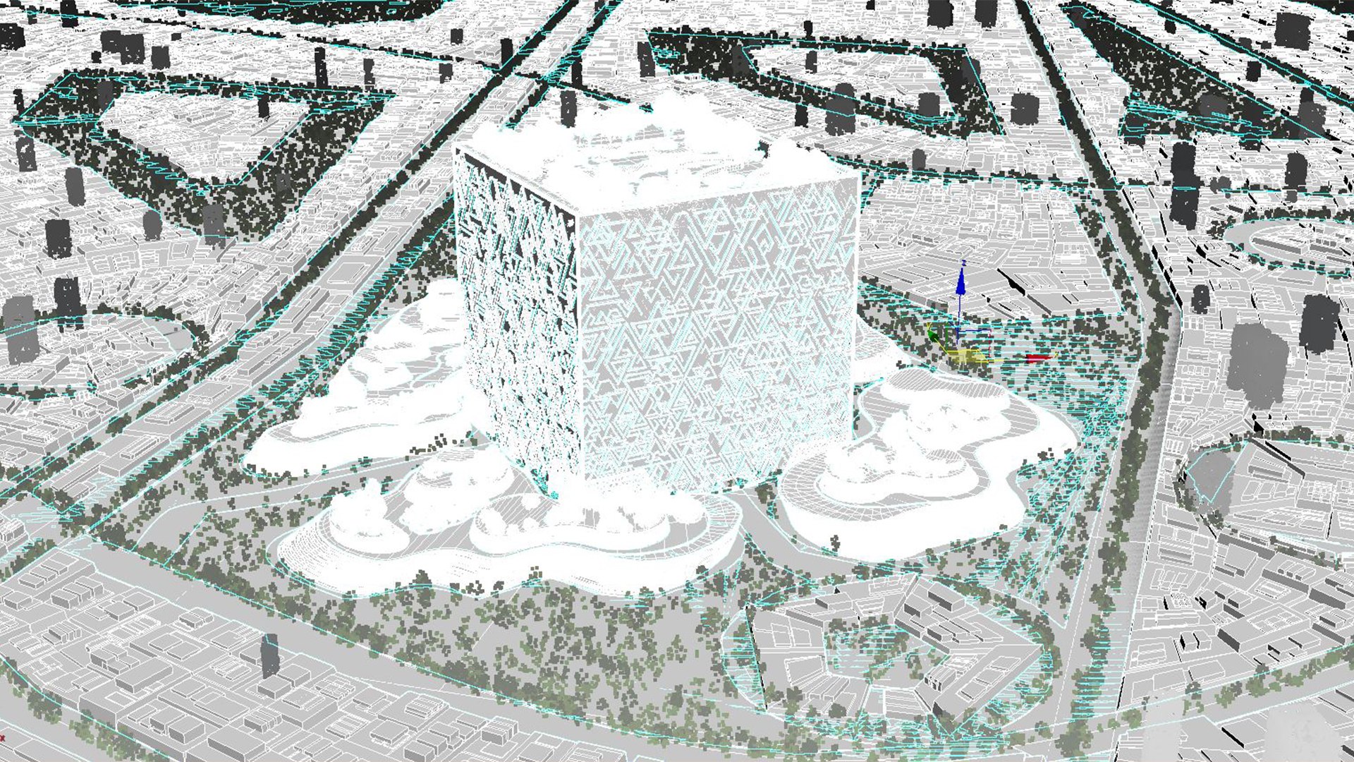 3D Model The Cube Saudi Arabia - TurboSquid 2225403