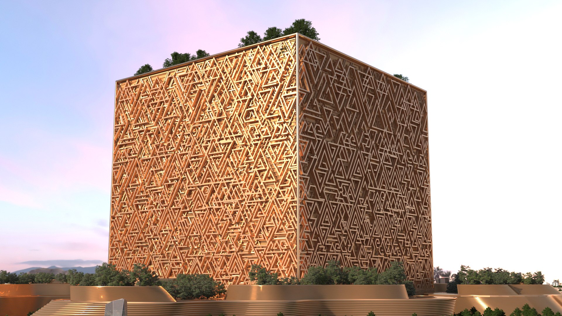 3D Model The Cube Saudi Arabia - TurboSquid 2225403
