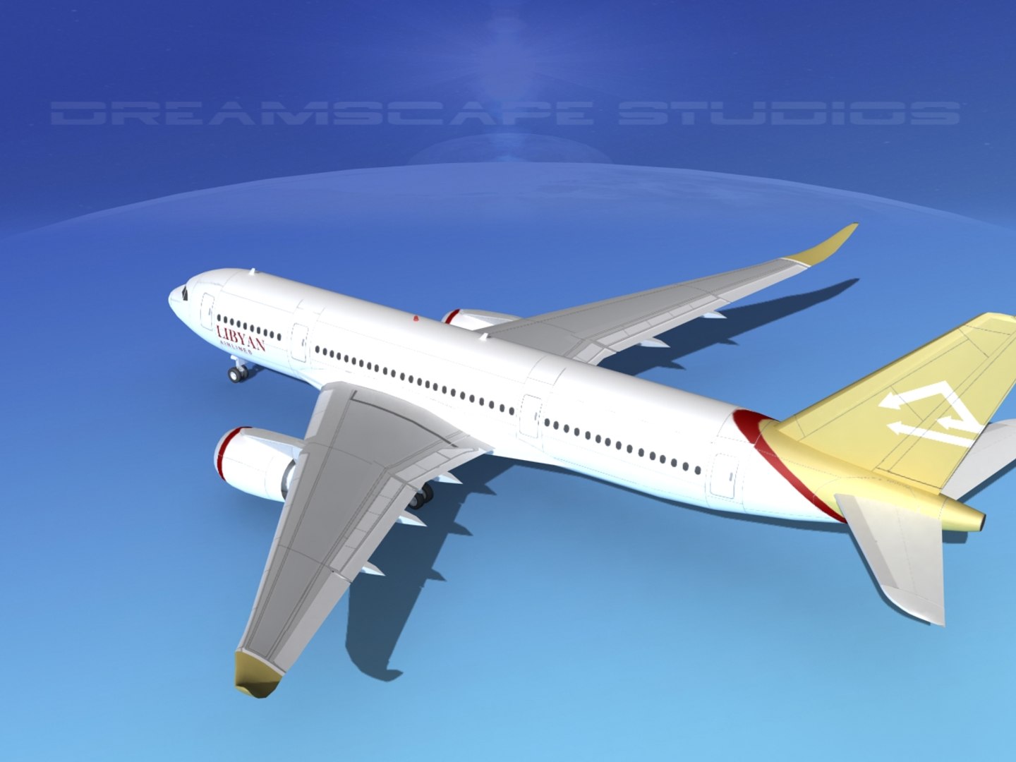 3d model airbus a350