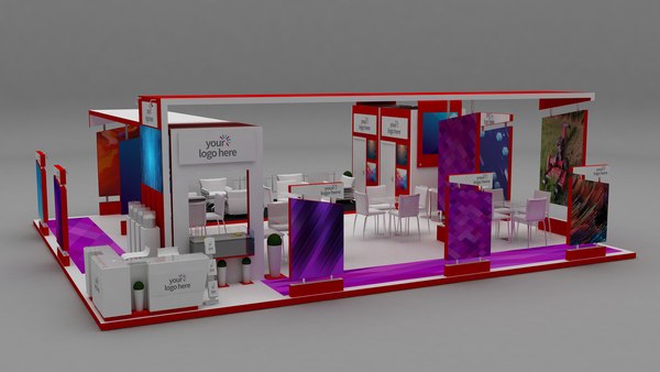 3D Circle Stall model - TurboSquid 1916176