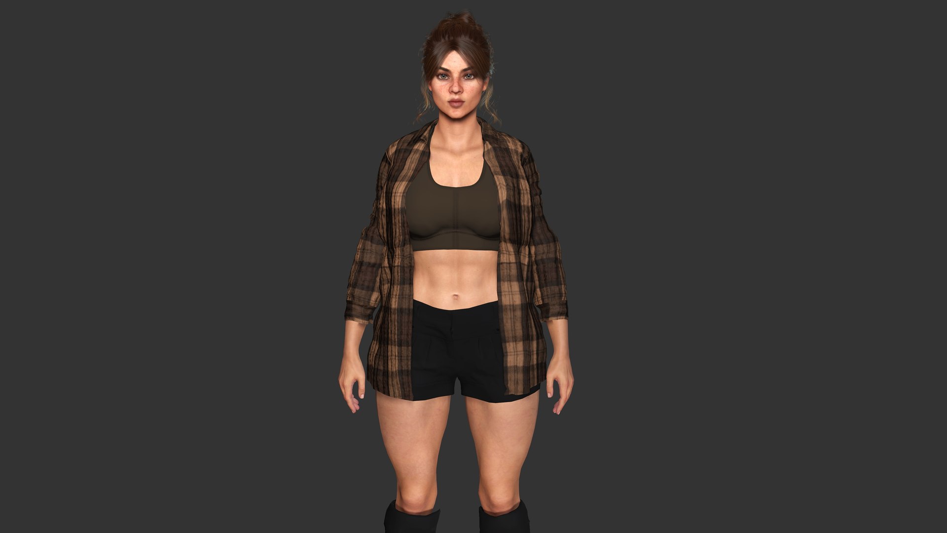 AAA 3D REALISTIC CHARACTER - FEMALE SURVIVOR Or MODERN EXPLORER 3D ...