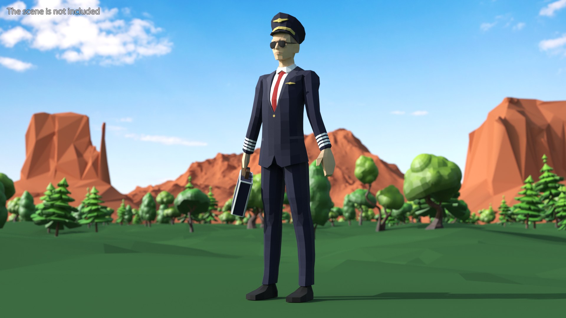 3D Low Poly Pilot - TurboSquid 2181859
