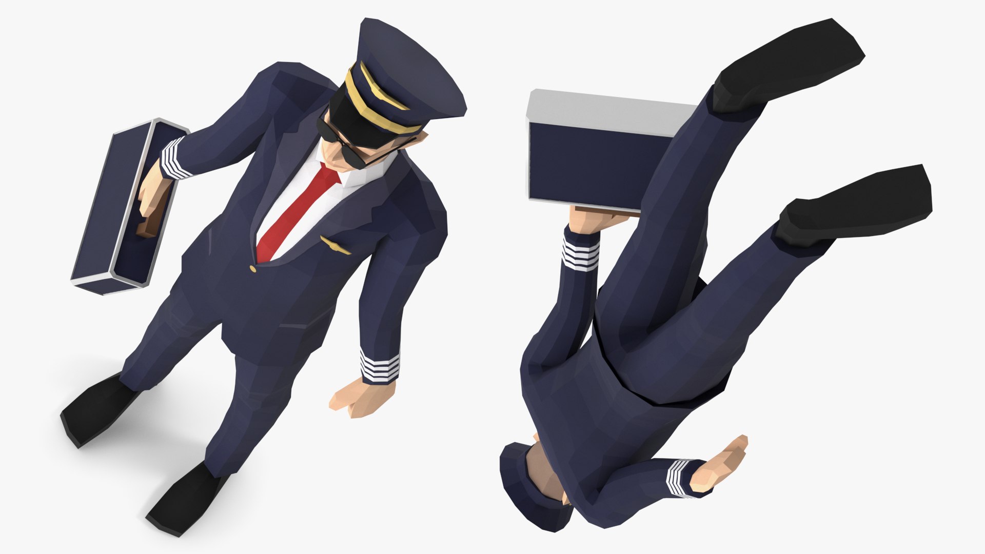 3D Low Poly Pilot - TurboSquid 2181859