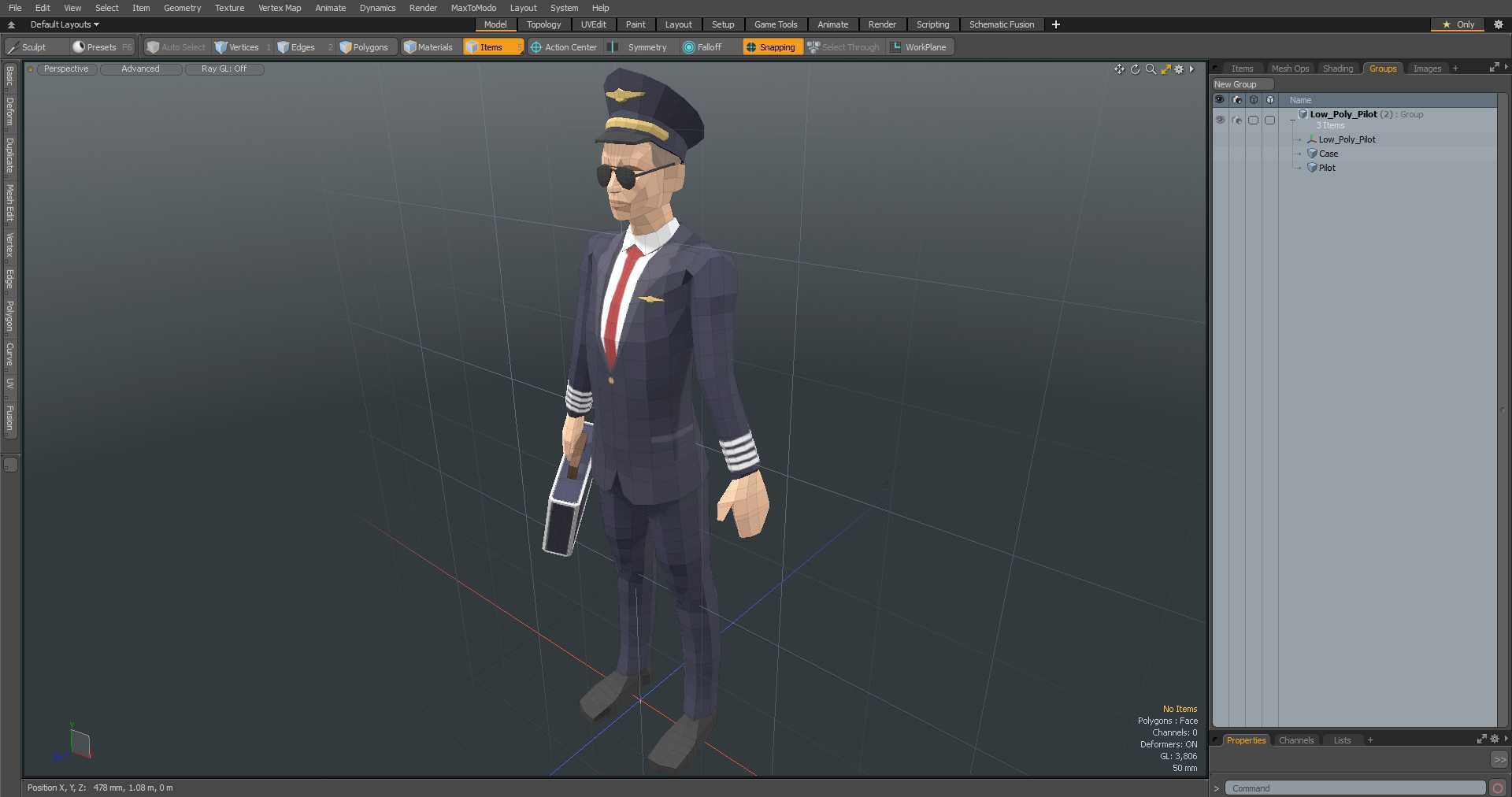 3D Low Poly Pilot - TurboSquid 2181859