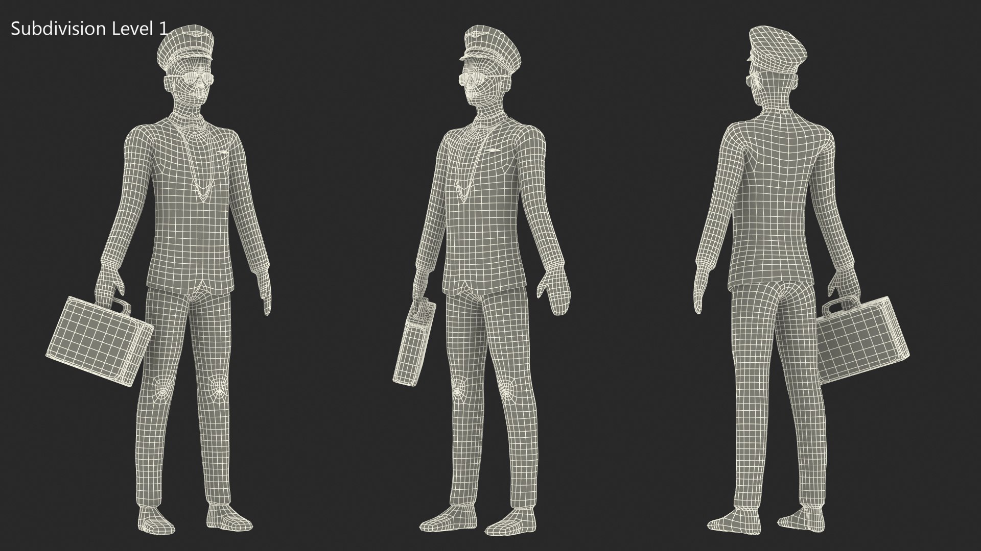 3D Low Poly Pilot - TurboSquid 2181859