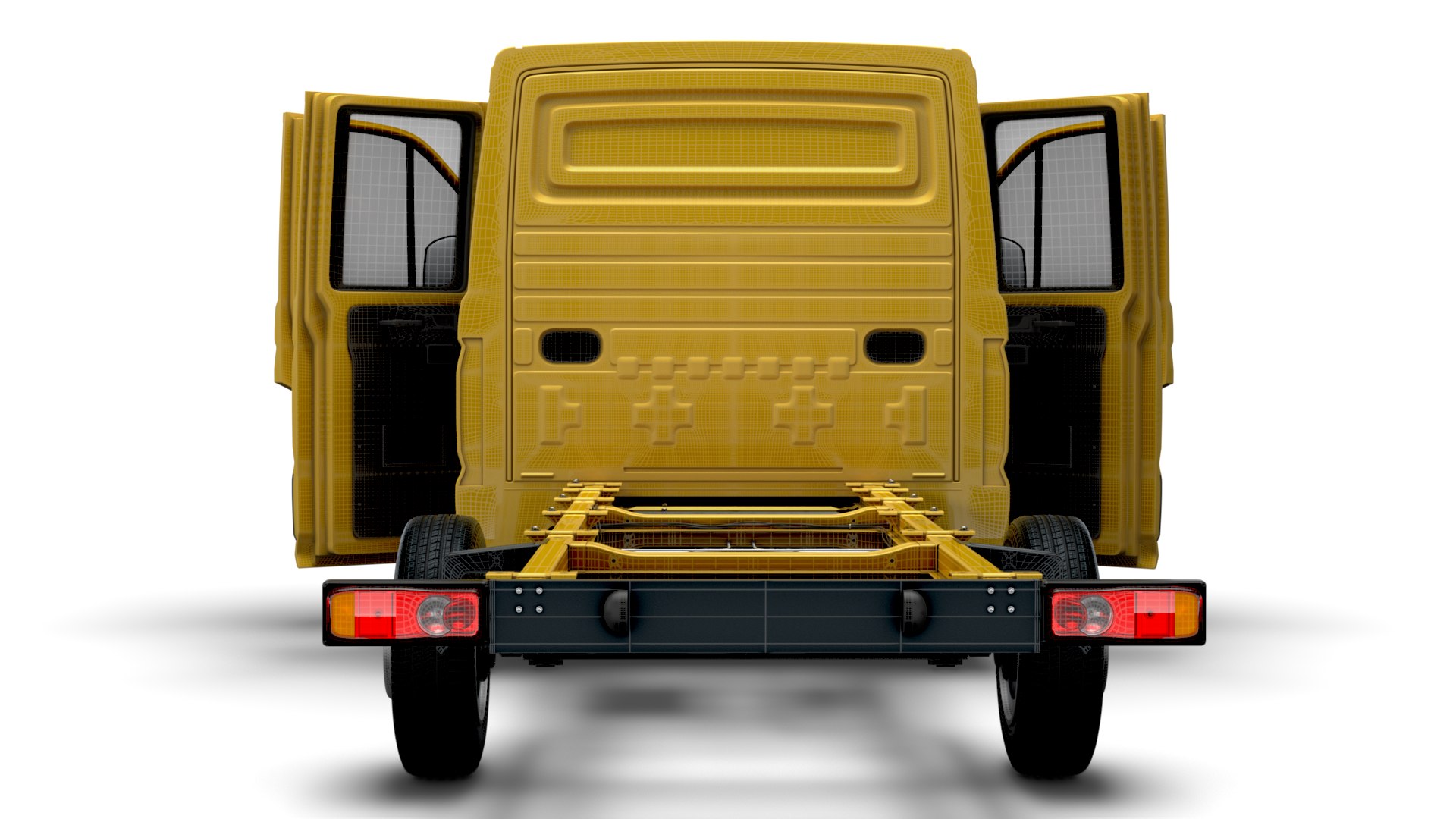 MAN TGE Chassis Double Cab L3 HQ Interior 2023 3D model - TurboSquid ...