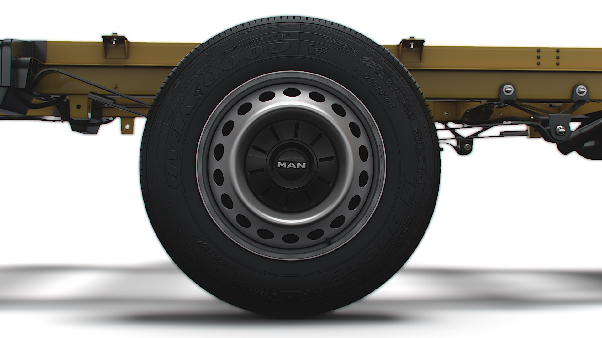 MAN TGE Chassis Double Cab L3 HQ Interior 2023 3D model - TurboSquid ...