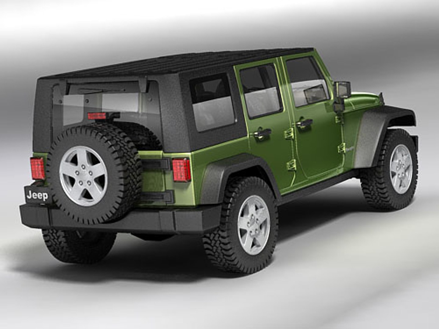 3d 3ds Wrangler Unlimited Jeep