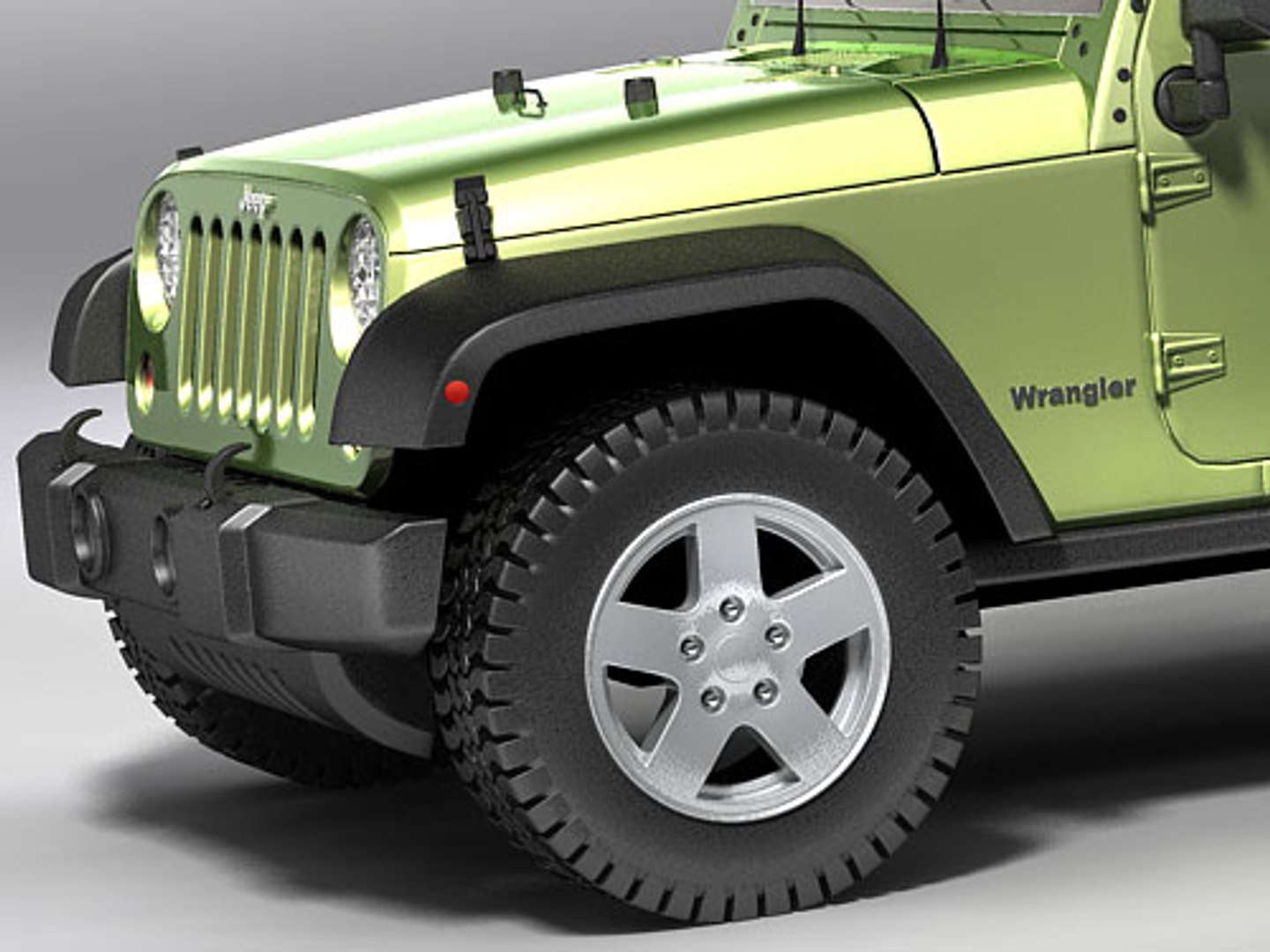 3d 3ds Wrangler Unlimited Jeep