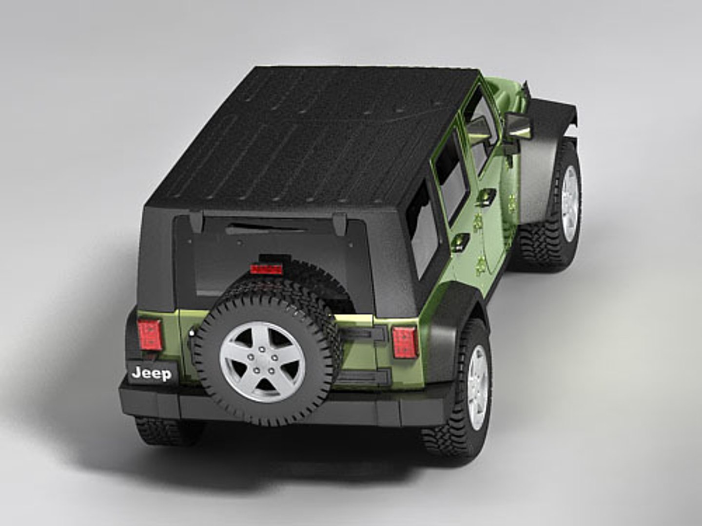 3d 3ds Wrangler Unlimited Jeep