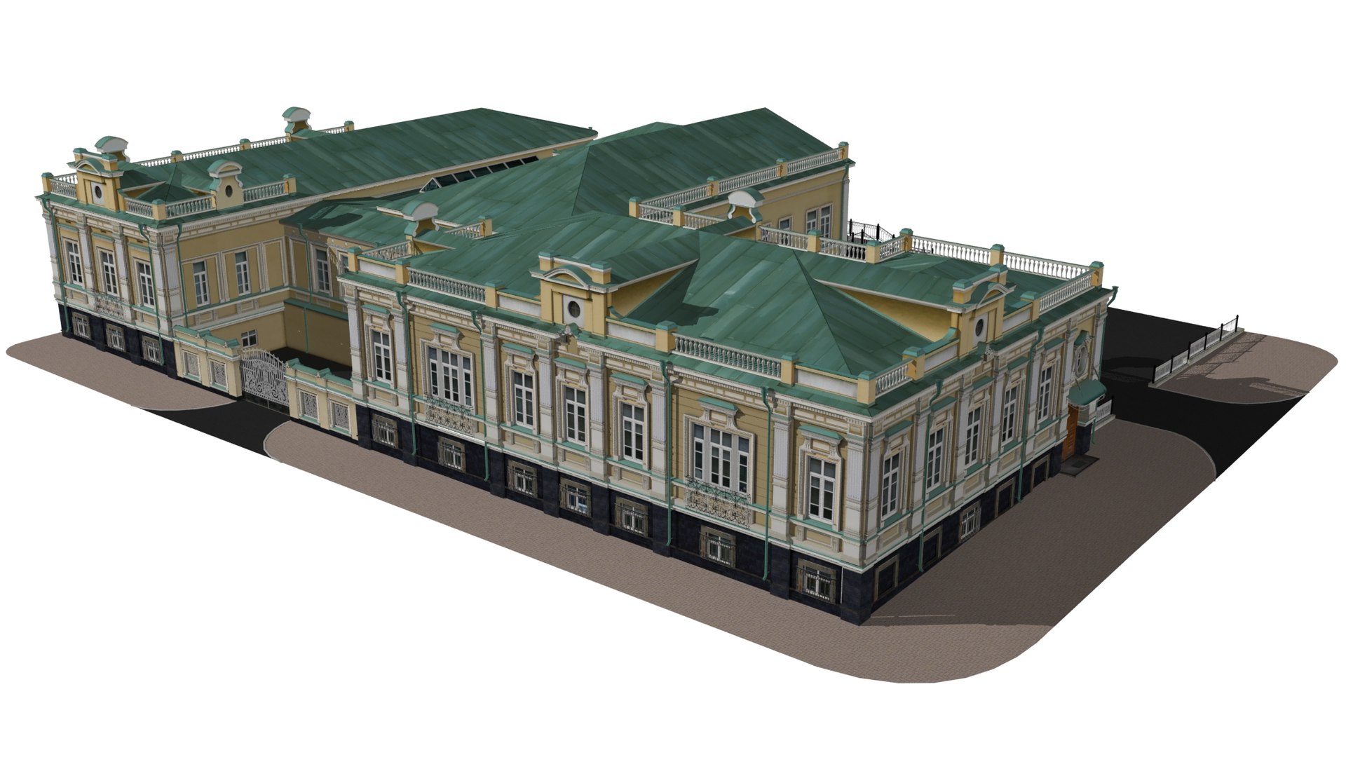 3D model historical house - TurboSquid 1453173