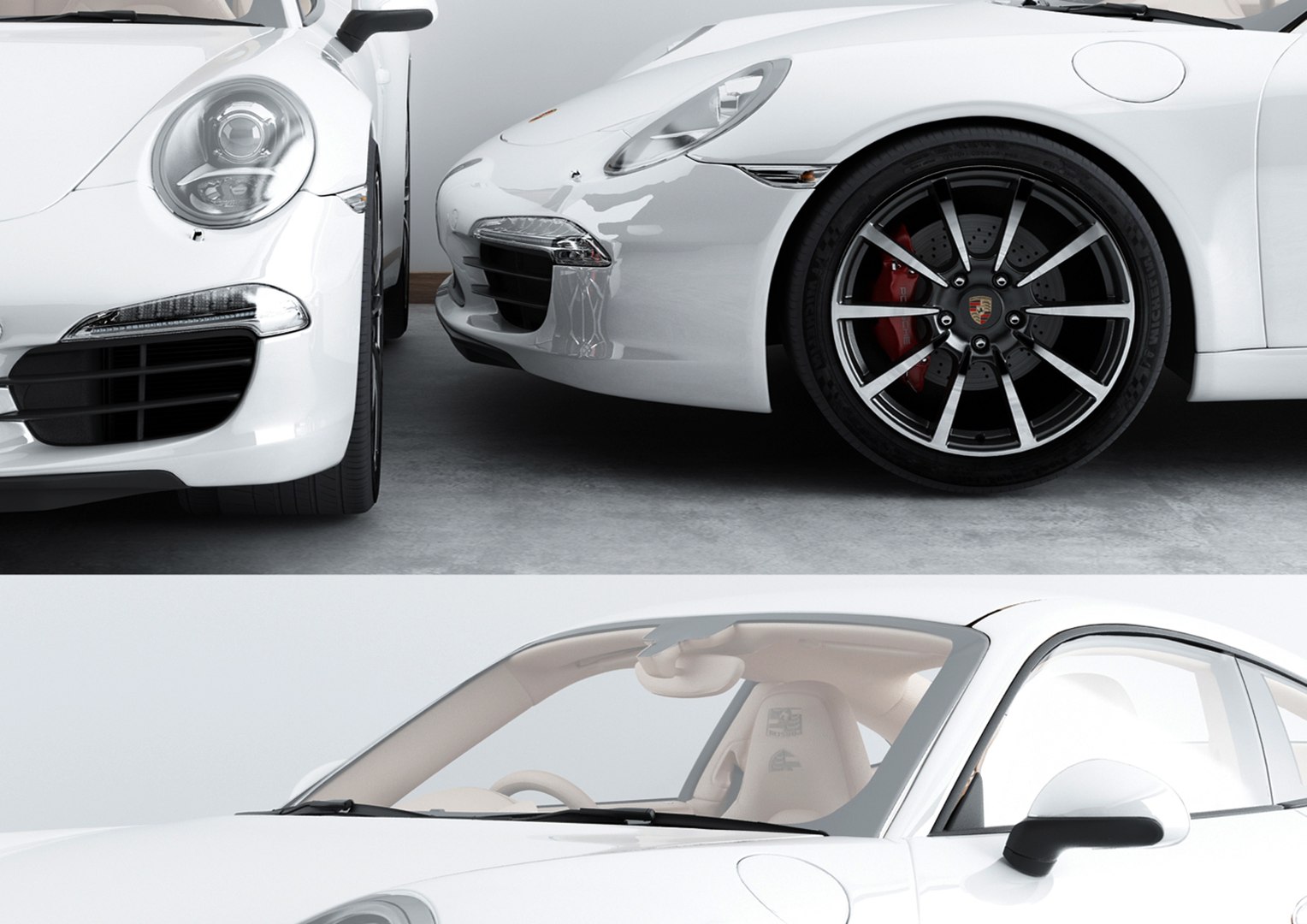 Modern Porsche 911 sports car model 3D - TurboSquid 2057527