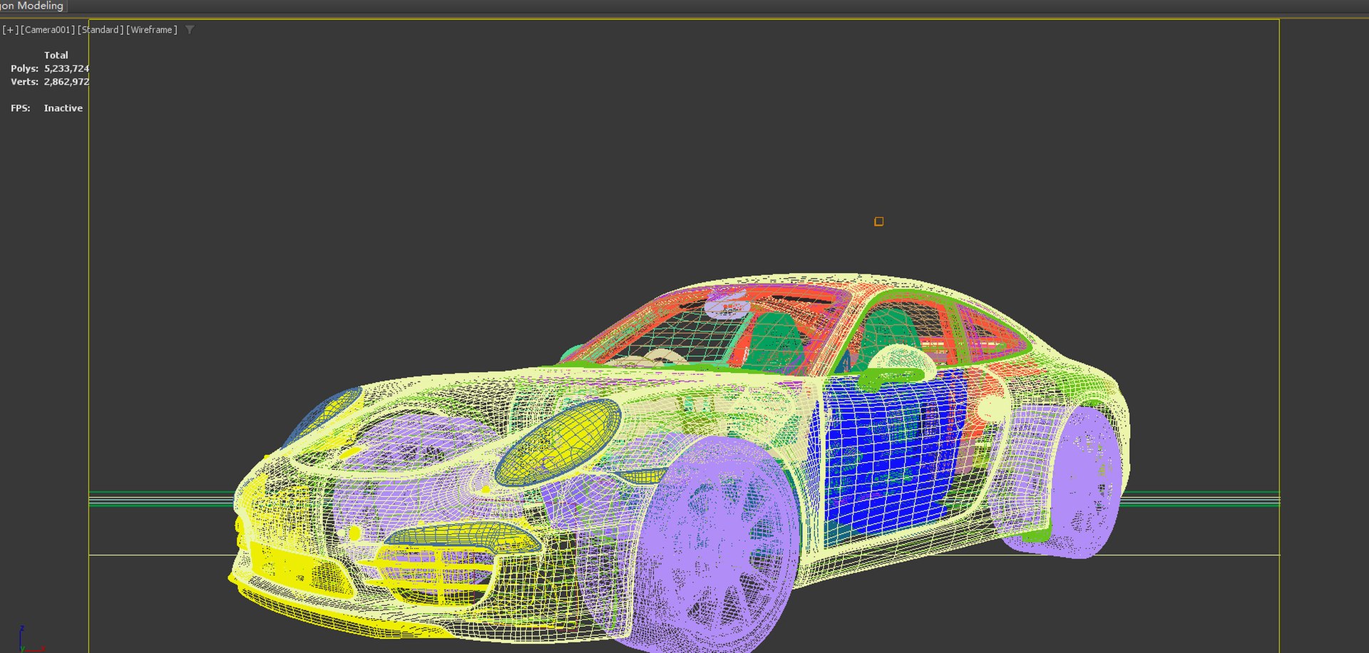 Modern Porsche 911 sports car model 3D - TurboSquid 2057527