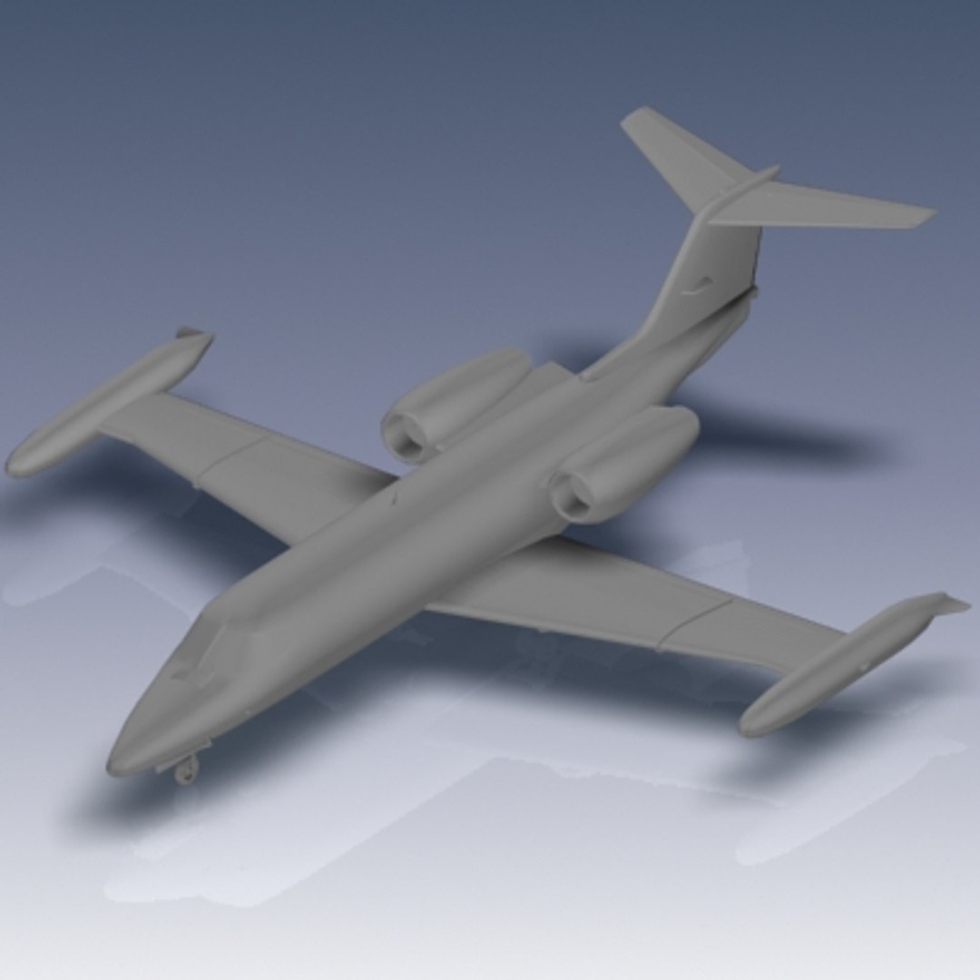 Learjet 35a 3d Model
