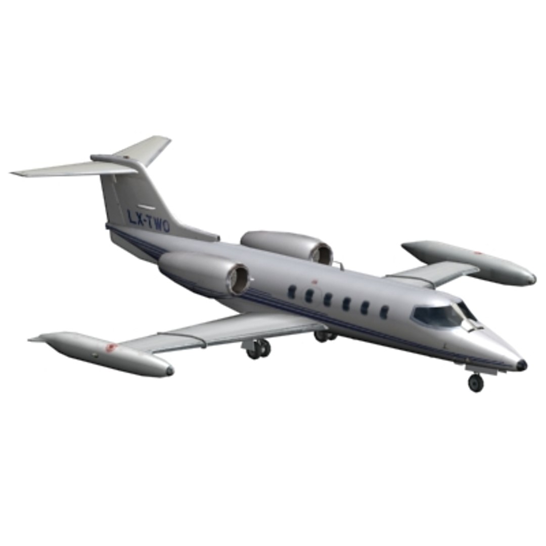 Learjet 35a 3d Model