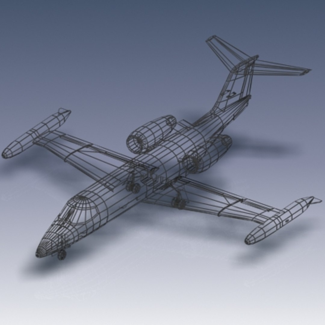 Learjet 35a 3d Model